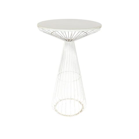 Wire Bar Table – White - Elderberry Event HireWire Bar Table - White ...
