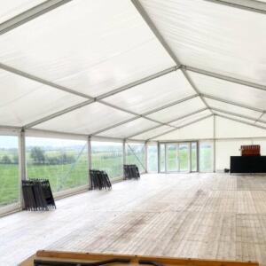 Clear Span Marquee – 10m x 5m – Elderberry Event Hire