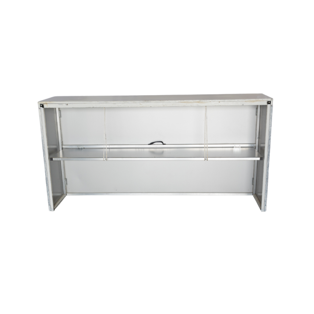 Fold Down Service Bar – White - Elderberry Event Hire