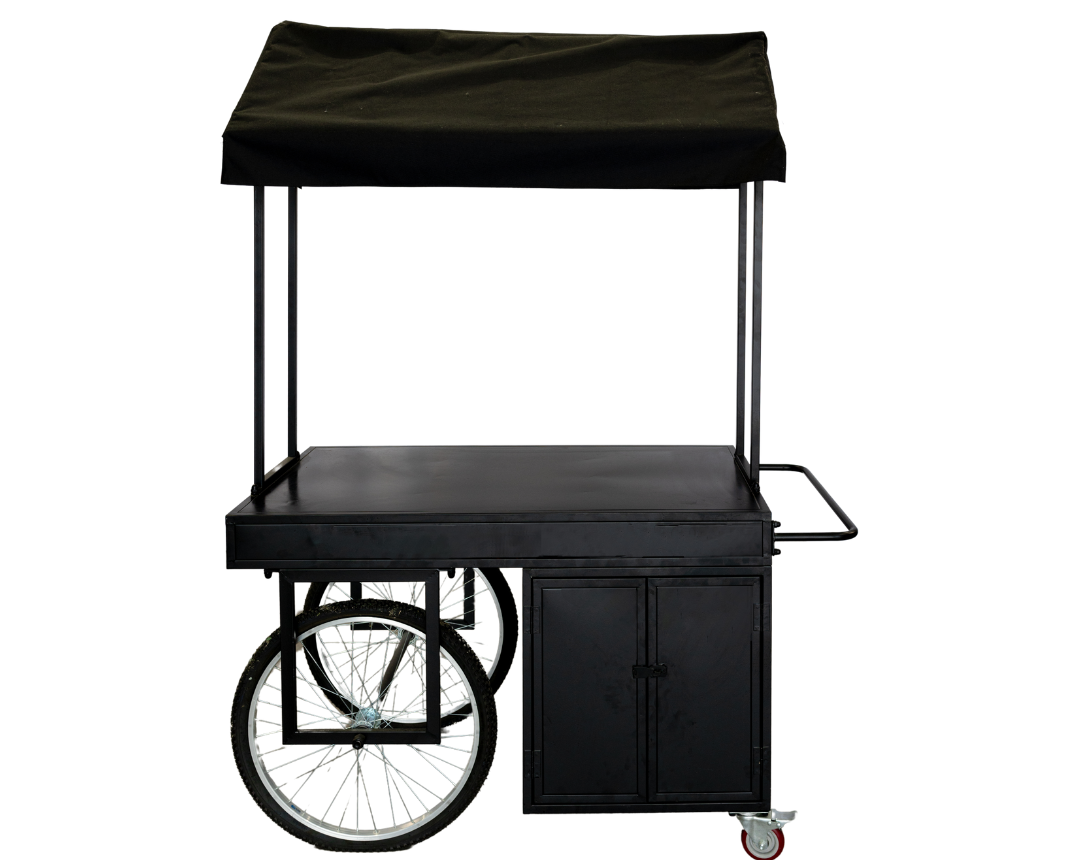 Service Cart – Black - Elderberry Event Hire