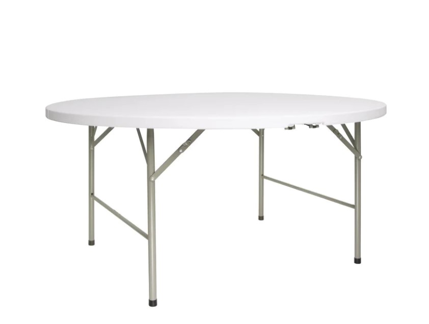 Poly Round Dining Table- Outdoor – Elderberry Event Hire