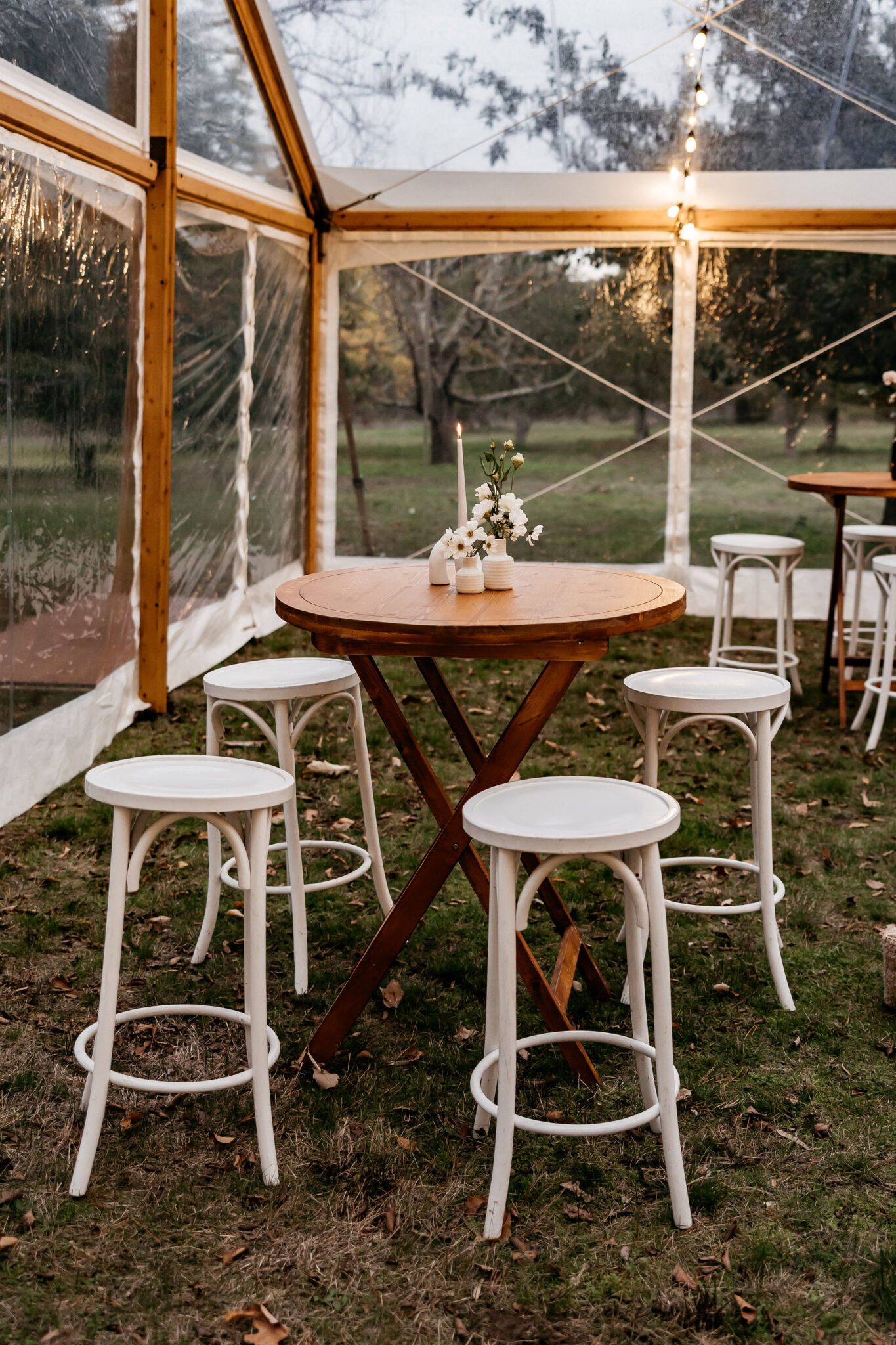 Country Cocktail Tables – Elderberry Event Hire