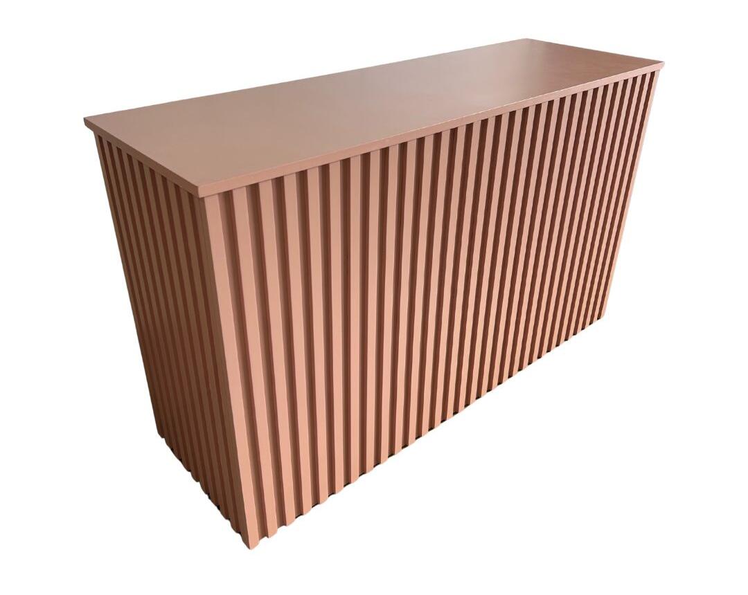 Ribbed Bar – Mocha Mousse - Elderberry Event Hire