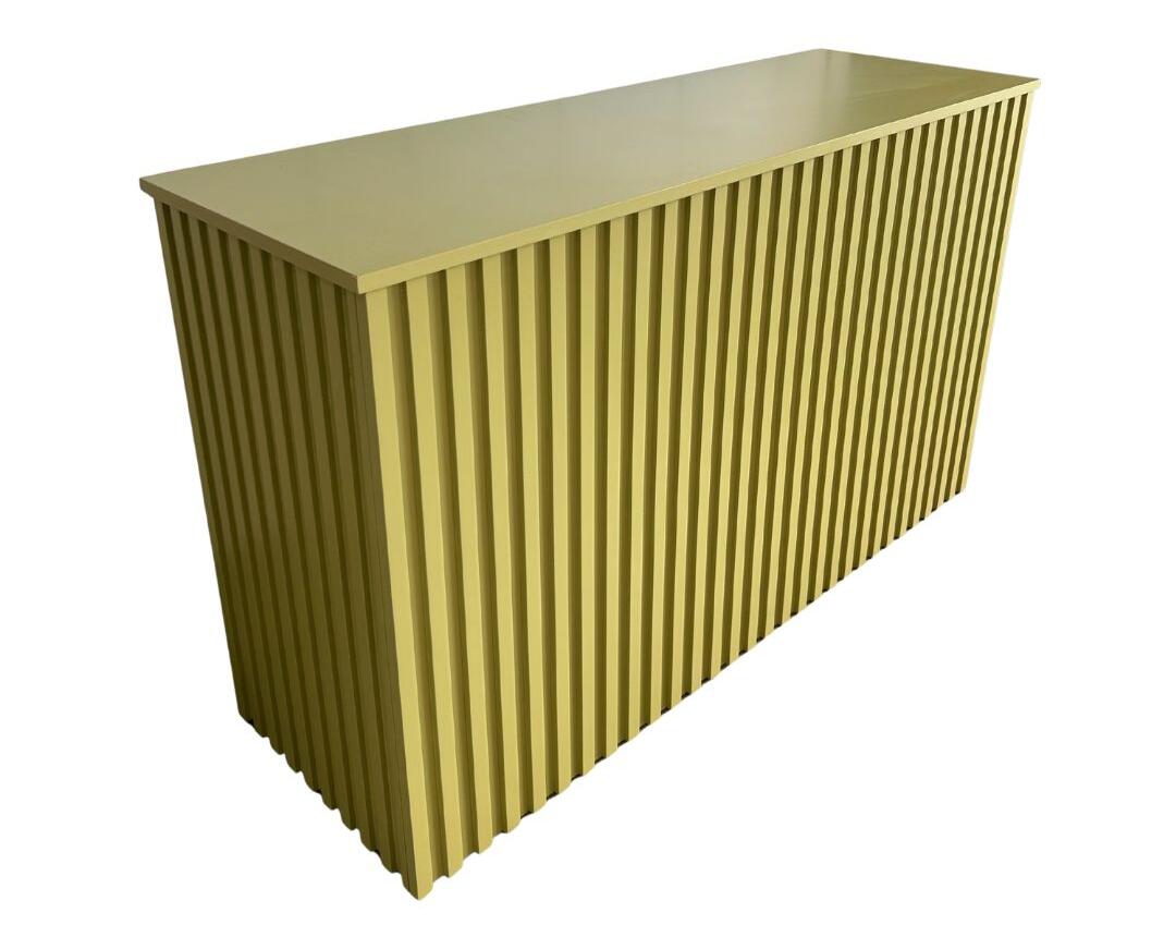 Ribbed Bar – Olive - Elderberry Event Hire